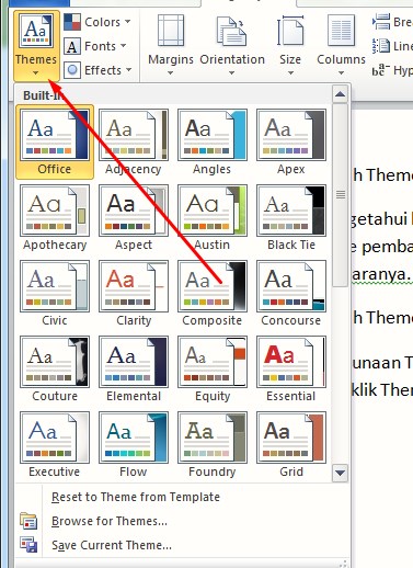 Cara Merubah Theme di Microsoft Word, Excel, dan PowerPoint - Konsultan ... Cara Merubah Theme di Microsoft Word, Excel, dan PowerPoint - Konsultan ...